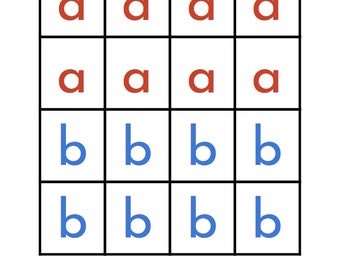 The Pink Series Movable Alphabet / Pink Background Montessori Set ...