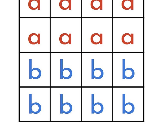 Montessori Movable Alphabet Printable - Etsy