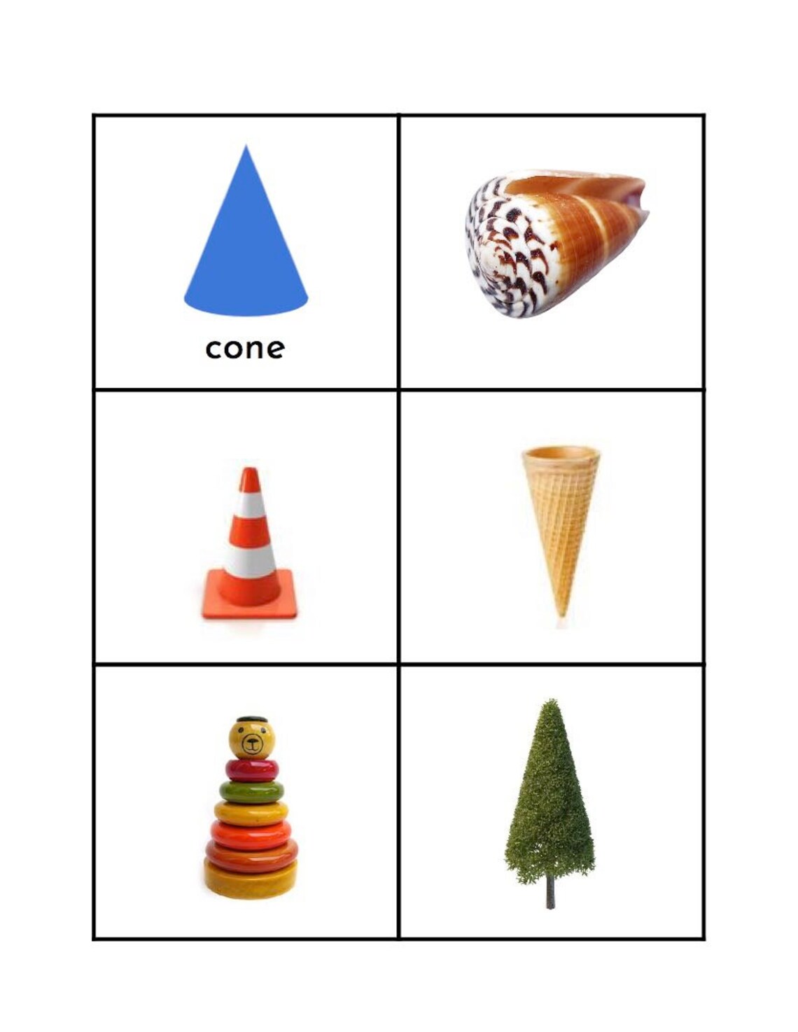 Geometric Solids Matching Cards Montessori Geometry | Etsy