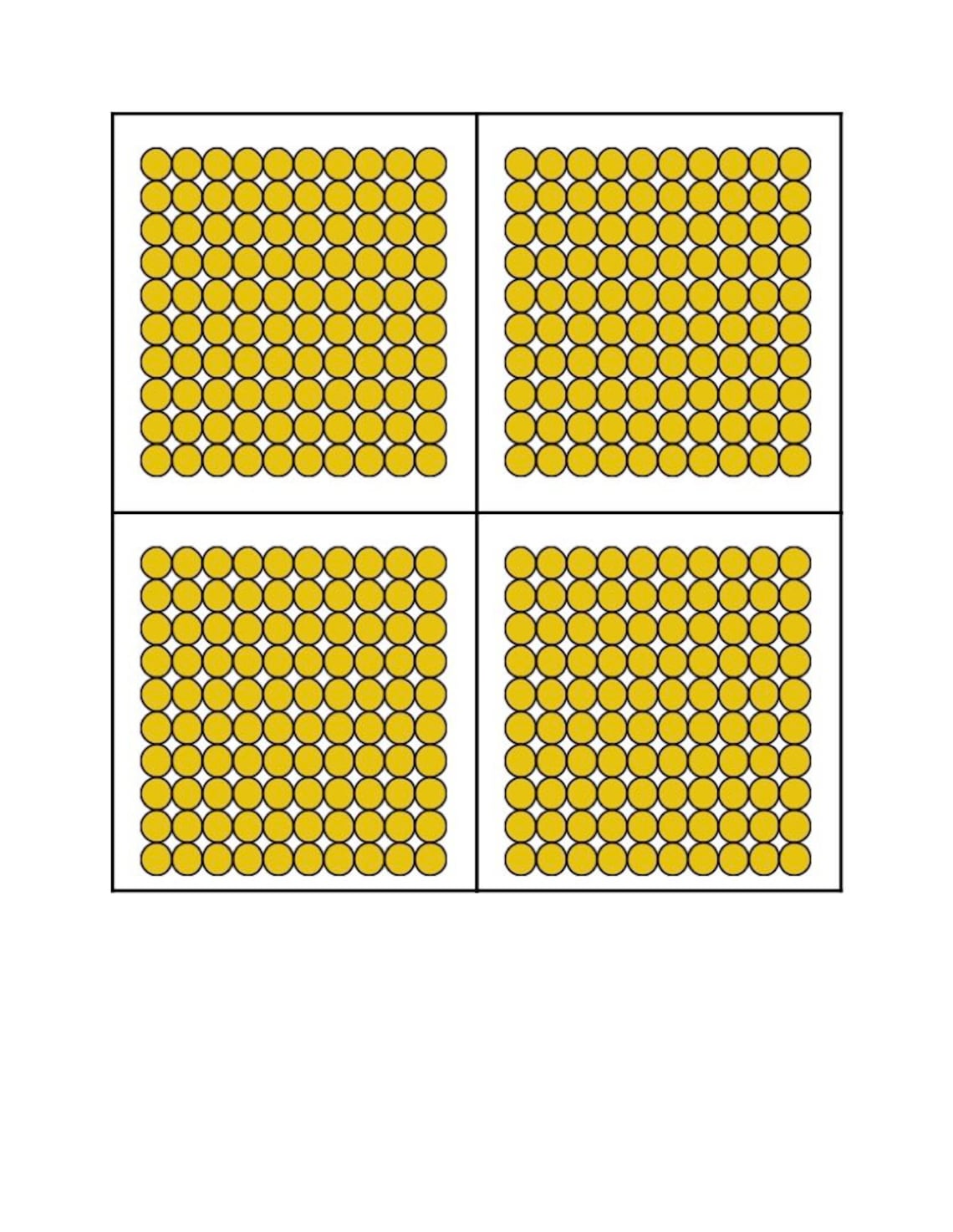 Montessori Golden Beads Printable - Etsy