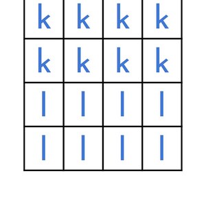 Montessori Movable Alphabet Printable - Etsy