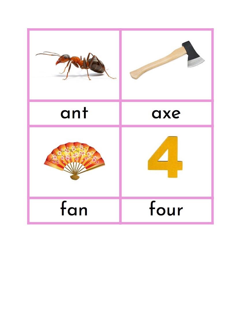 Montessori Pink Language Series Initial Sounds Matching - Etsy