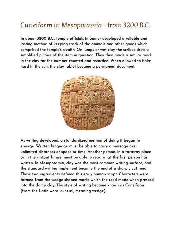 Written Language History