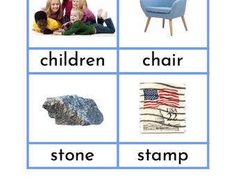 Three-part Cards: Blue Series Teach Beginning Blends in Words ...