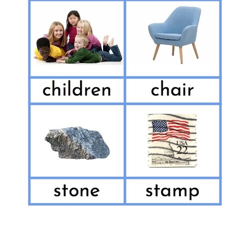 Montessori Blue Series Language Cards Learn to Read - Etsy Canada