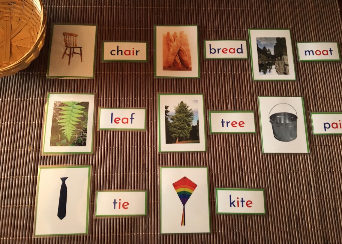 Montessori Green Language Series - Etsy