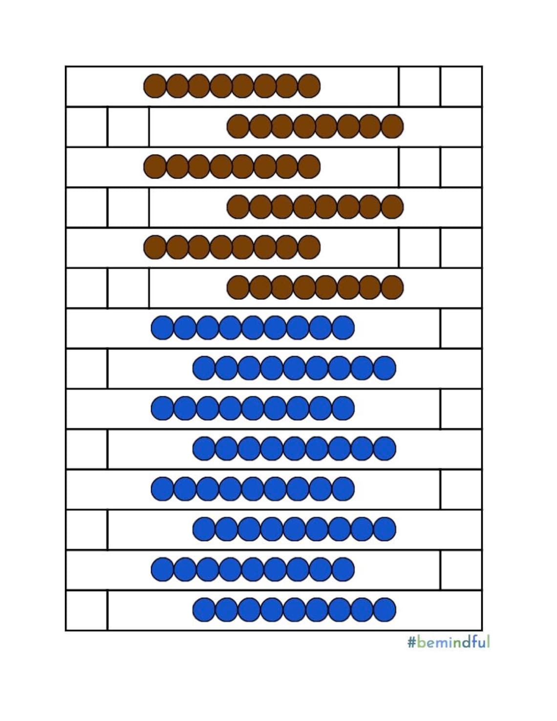 Montessori Bead Stair Beads - Etsy