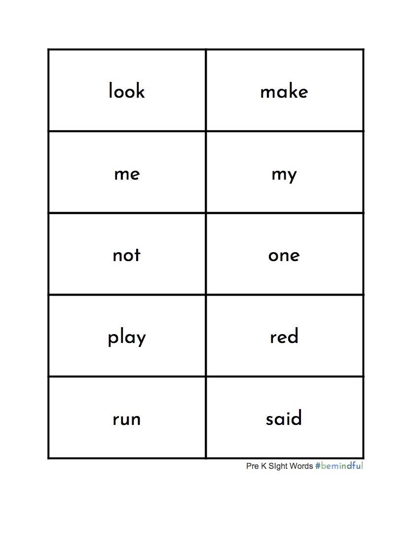 Sight Word Flashcards: Pre-k Through Third Grade Full Set - Etsy