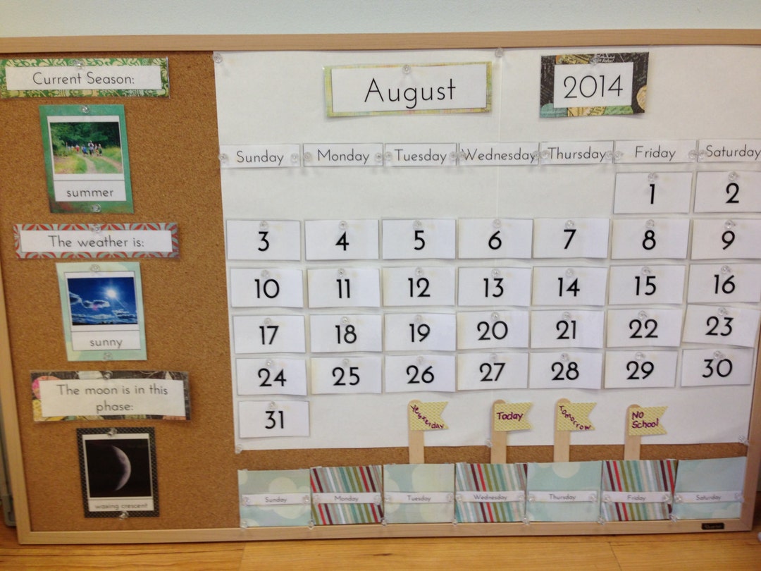 Calendar Cards - Etsy