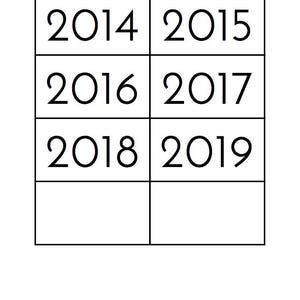 Calendar Cards - Etsy