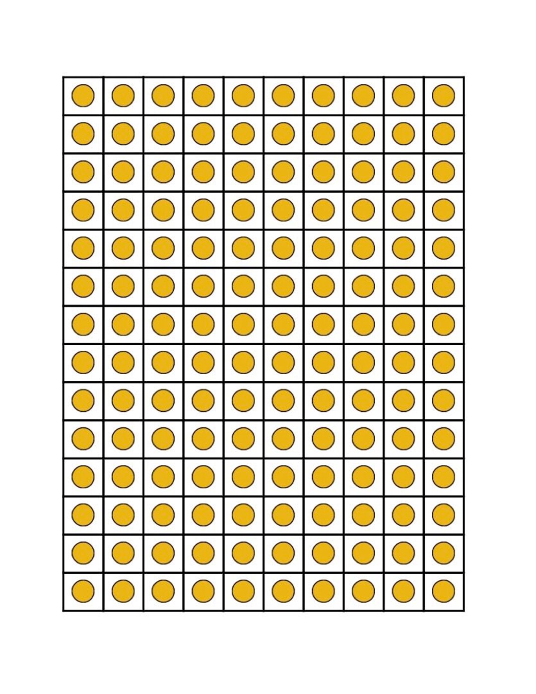 Montessori Golden Beads Printable - Etsy