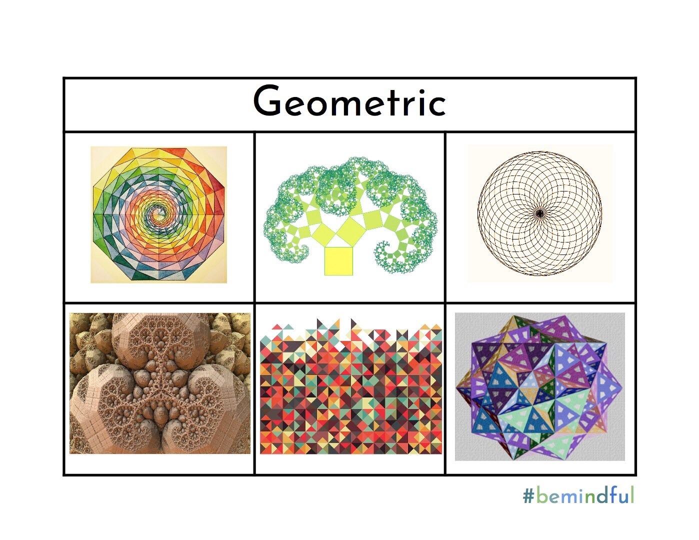 Types of Fractals Matching Cards - Etsy