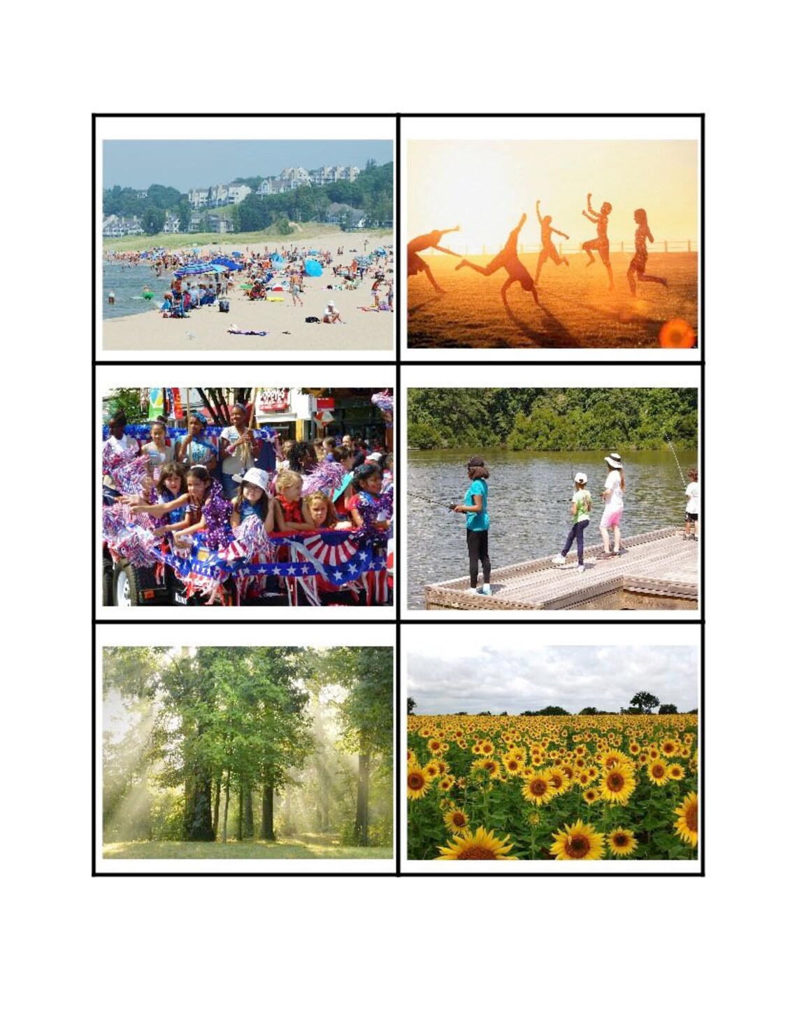 The Four Seasons Montessori Three Part Cards and Sorting Activity - Etsy