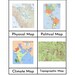 Montessori Types of Maps Three/four Part Cards - Etsy