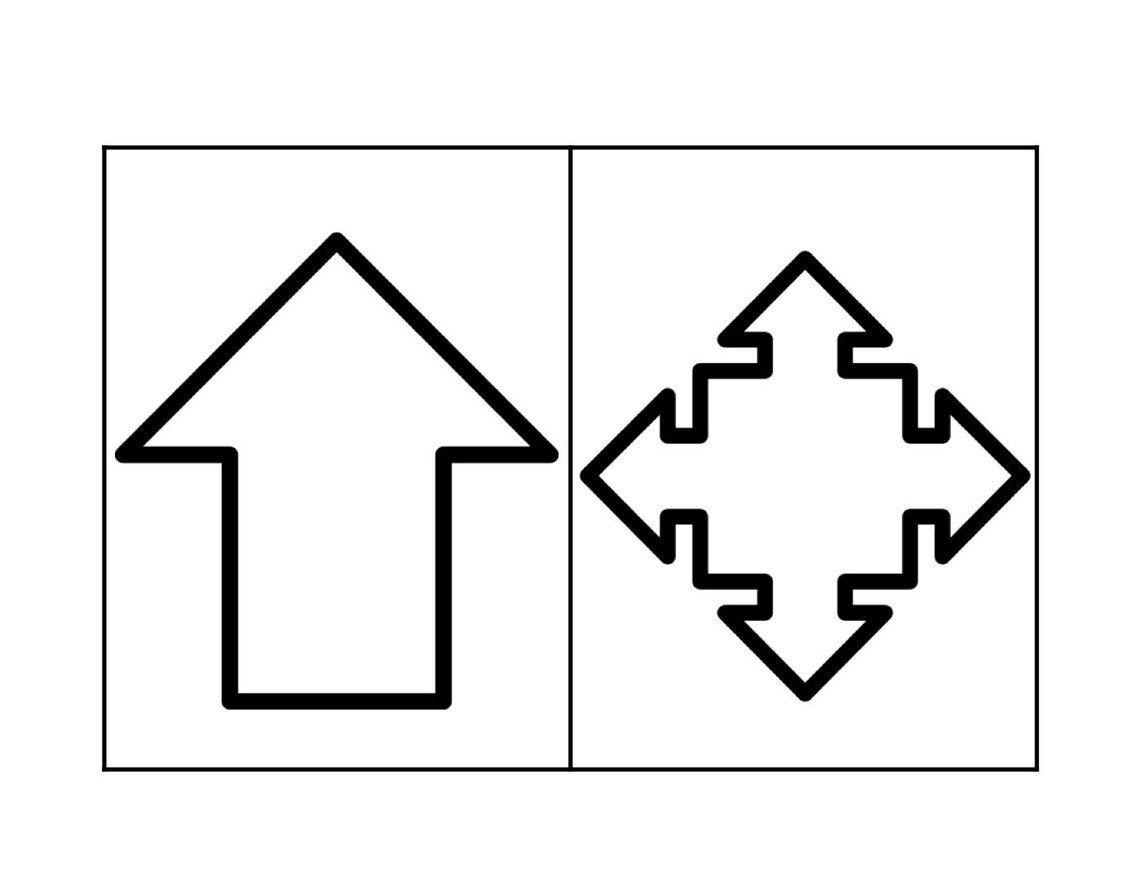 Simple Shape Cards Tracing Tools for Peace & Mindfulness - Etsy