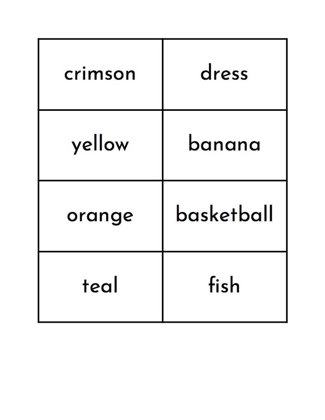 Montessori Word Study Adjectives | Etsy