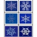 Snowflake Matching Cards - Etsy