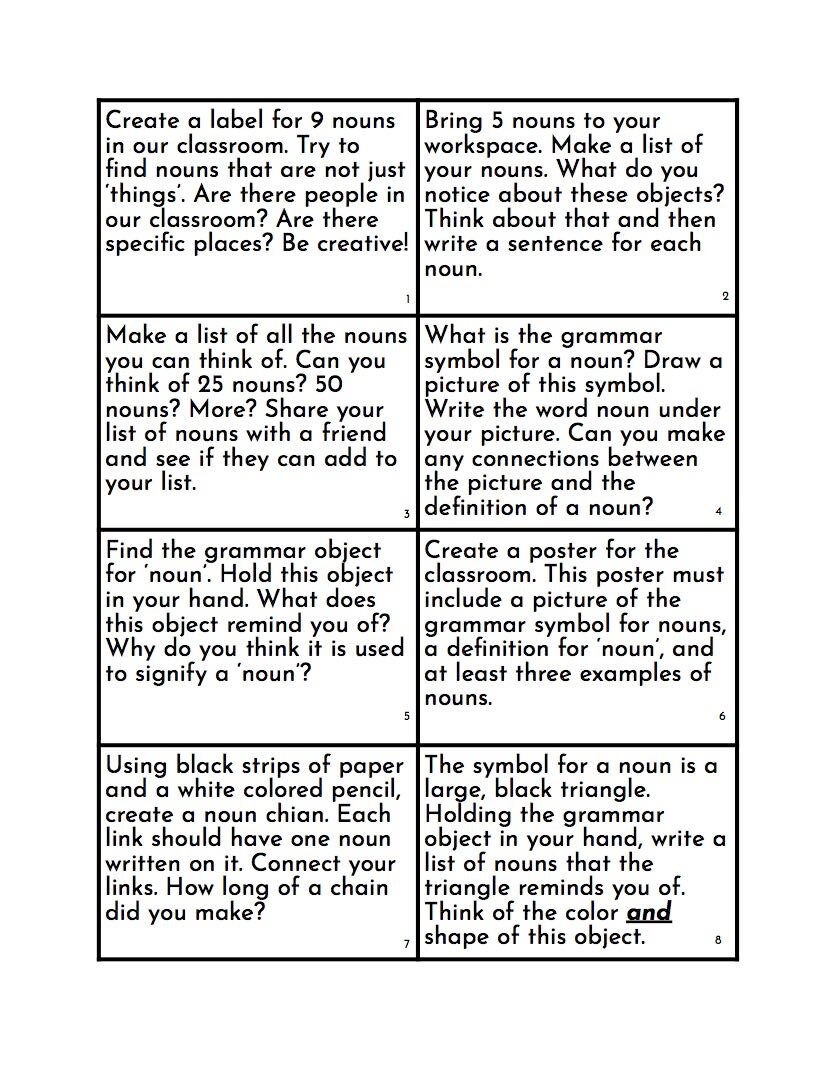 Montessori Word Study Nouns complete - Etsy