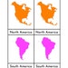 Montessori Seven Continents Three Part Cards - Etsy