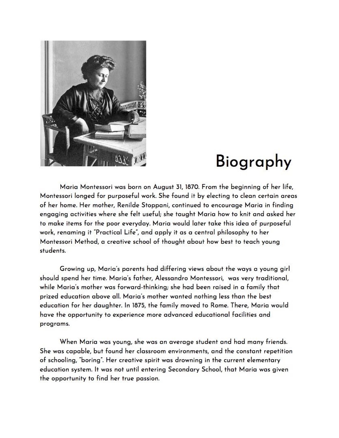 Maria Montessori Bundle Two Sets of Three/four Part Cards | Etsy