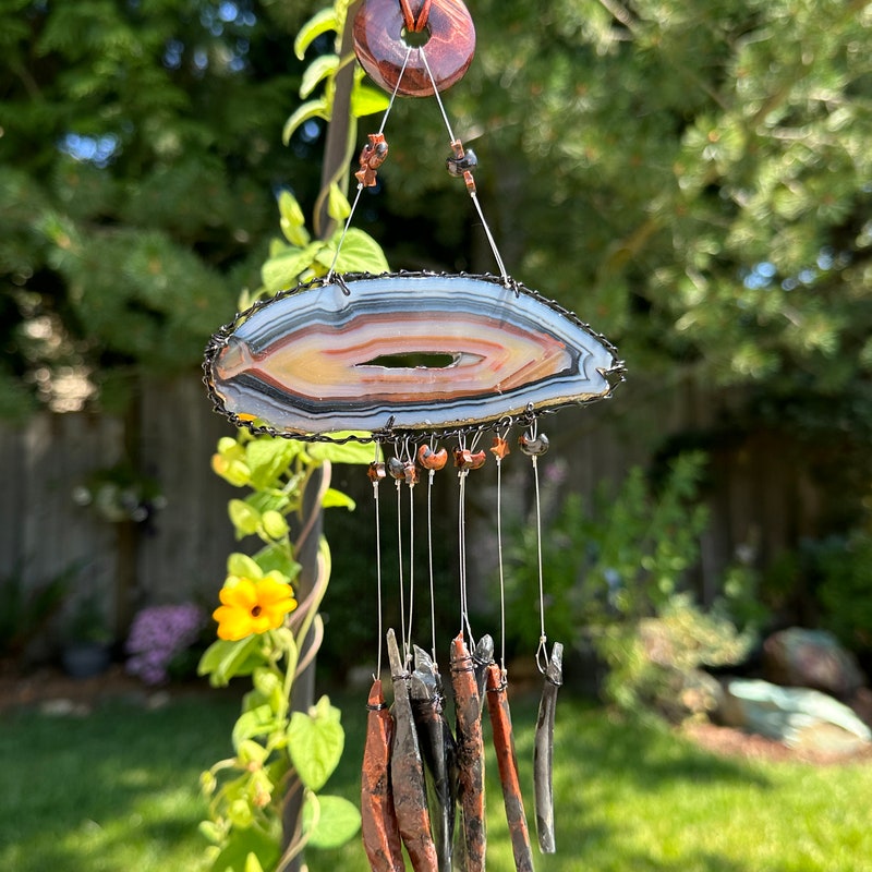 Agate Wind Chime - Etsy