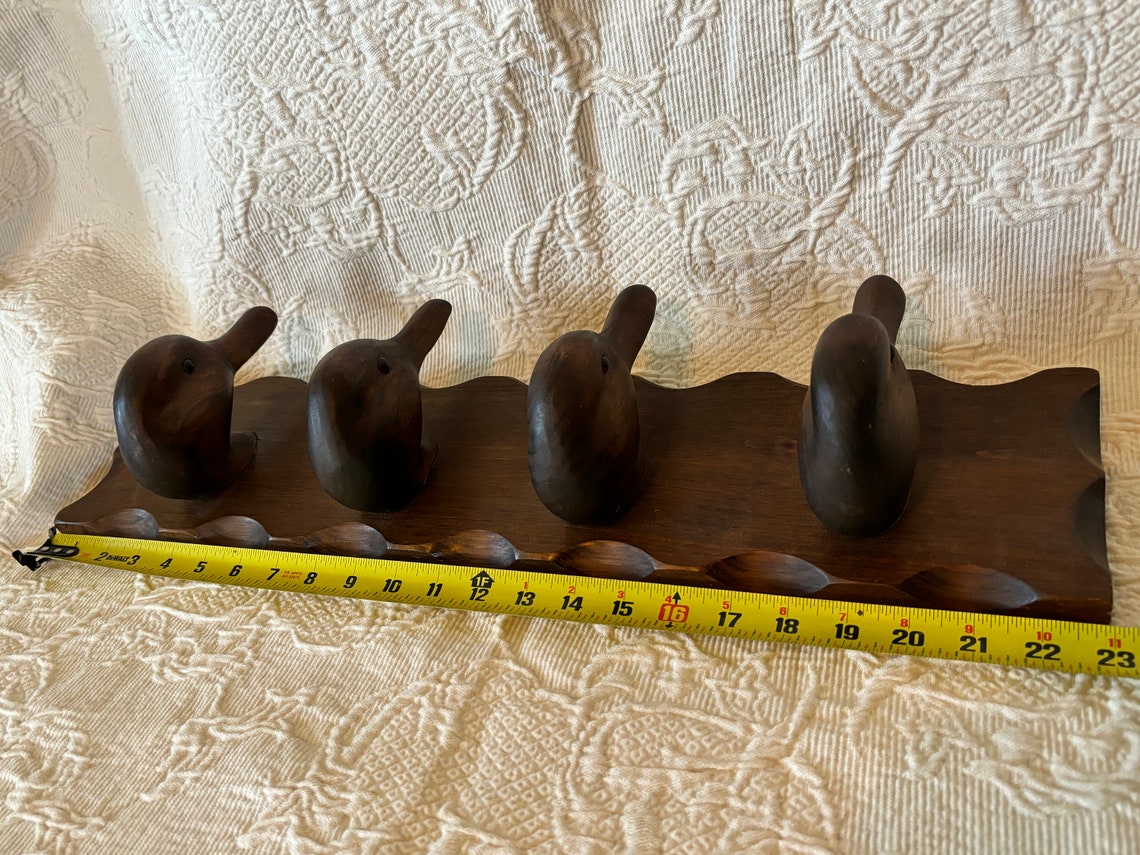Vintage Duck Decoy Heads Coat Hooks/hat Rack - Etsy