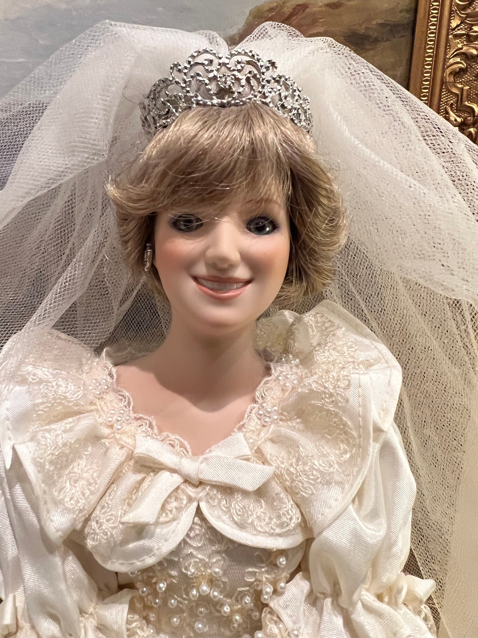 Danbury Mint the Princess Diana Bride Doll Royal Wedding Dress Original ...