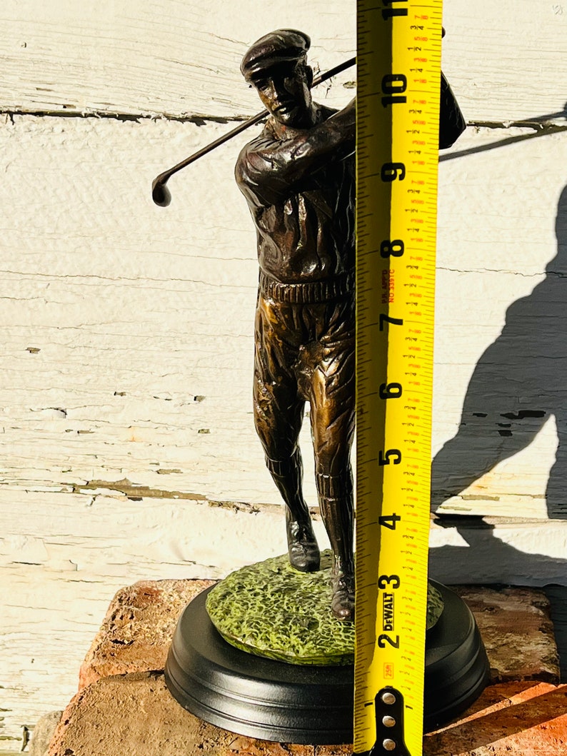 Castilian Bronze Golfer Statue - Etsy