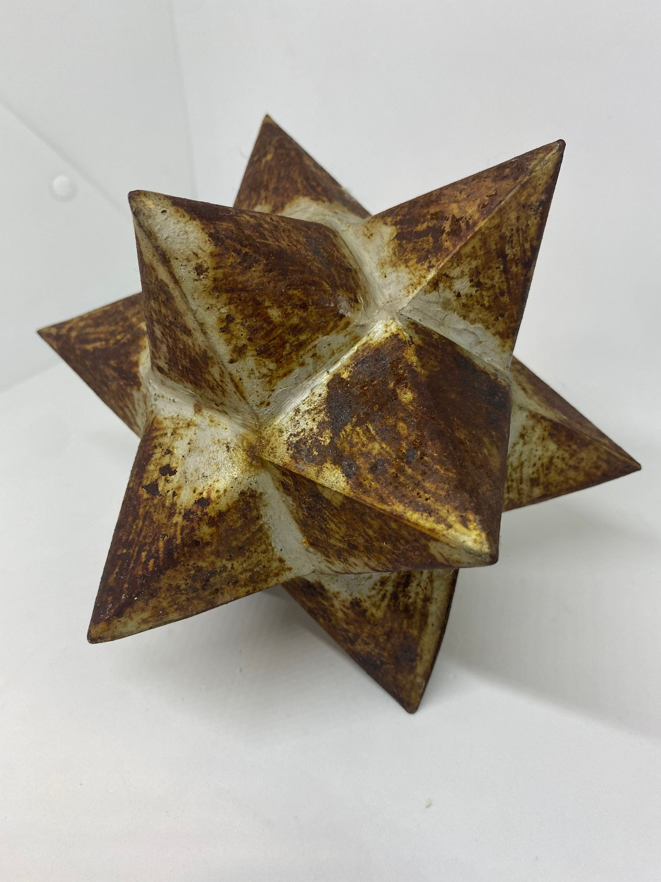 Repurpose Primitive Style Metal Rustic Star Table Decor Artwork - Etsy