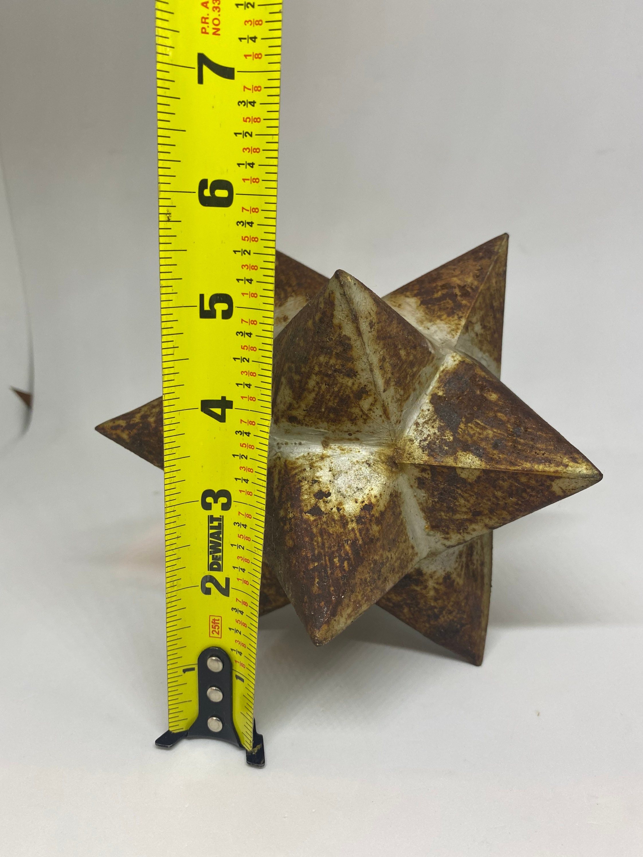 Repurpose Primitive Style Metal Rustic Star Table Decor Artwork - Etsy