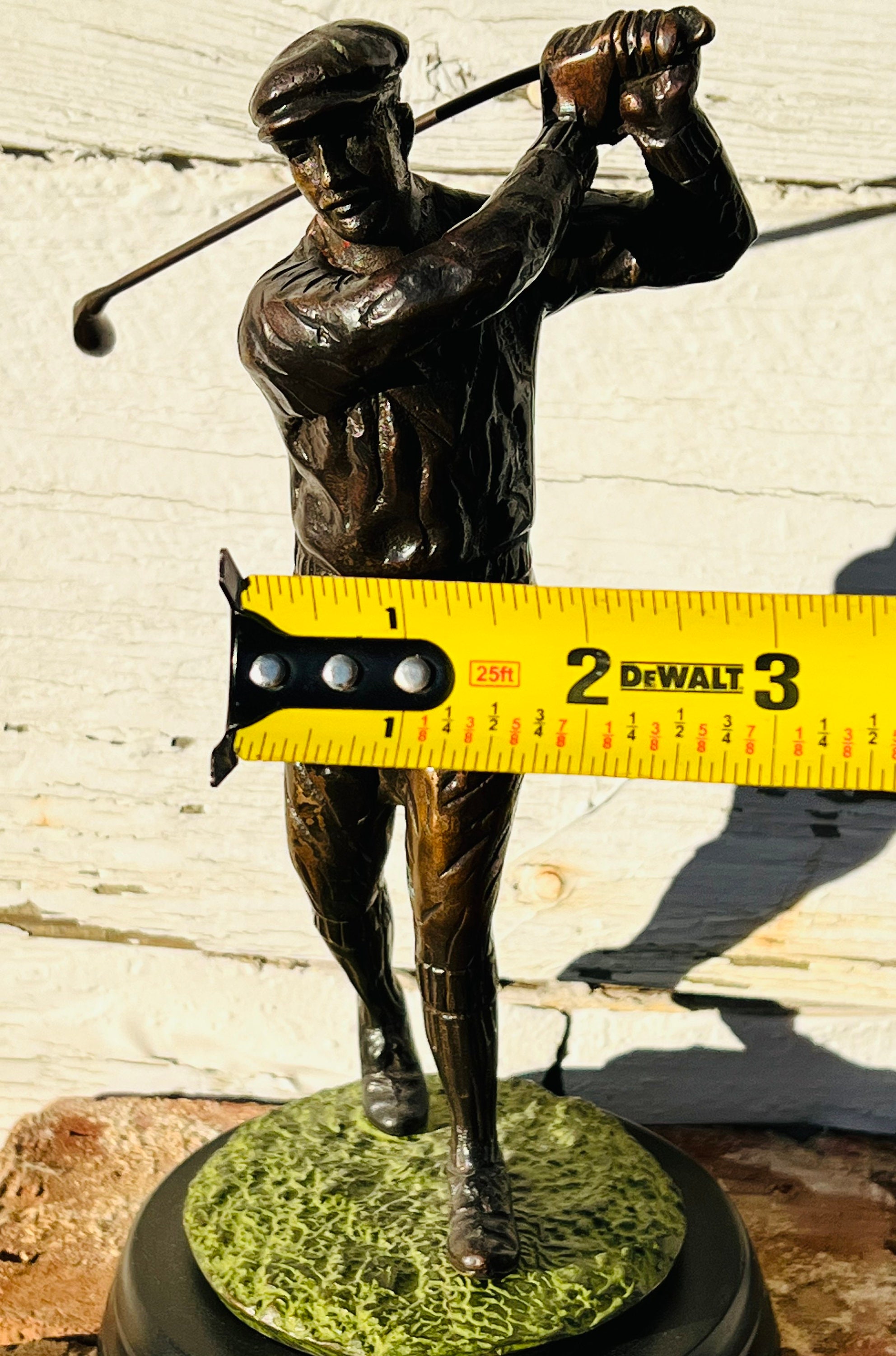 Castilian Bronze Golfer Statue - Etsy