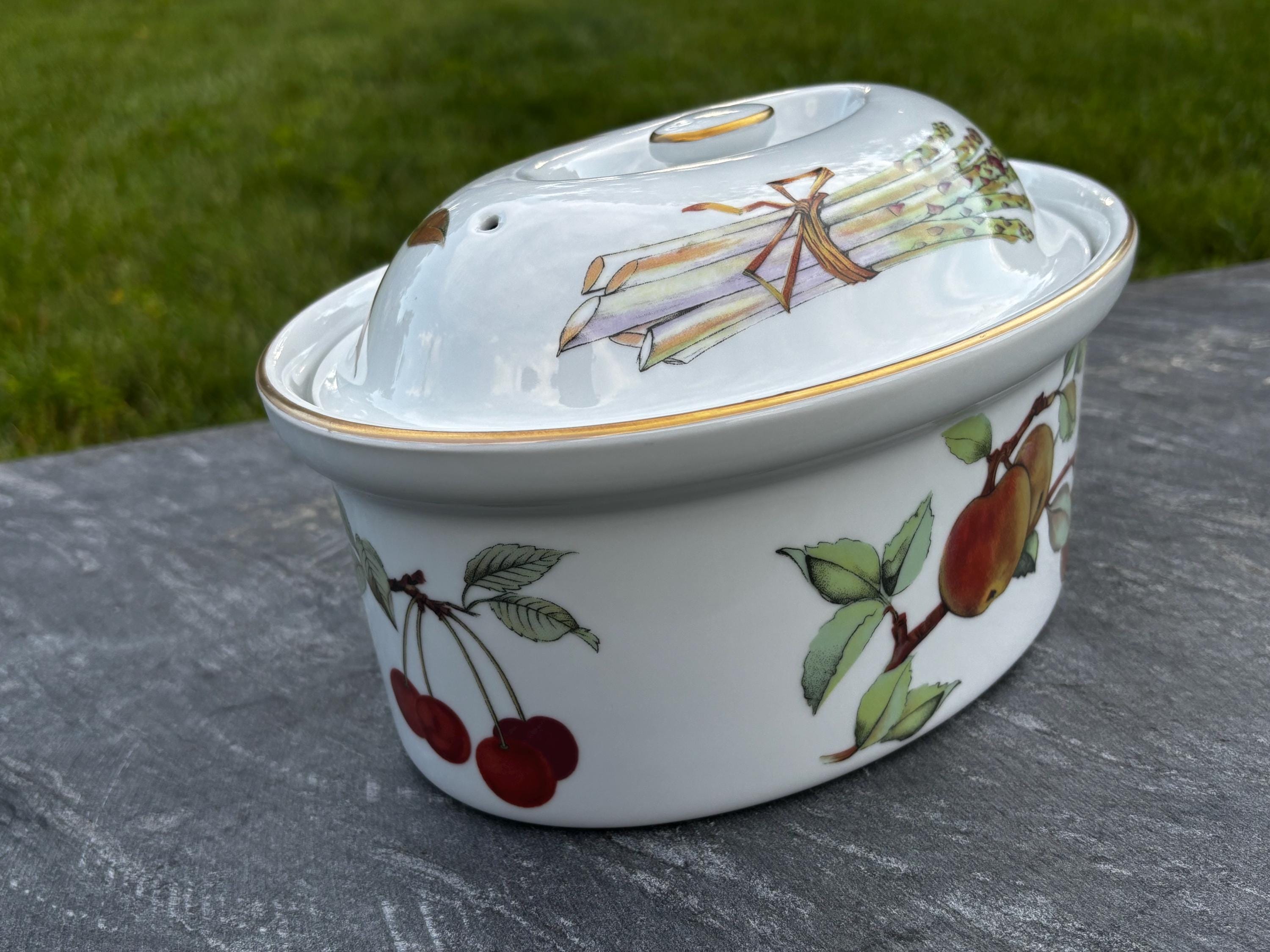 Royal Worcester, Evesham, Casserole Dish Gold Trim With Lid, Various ...