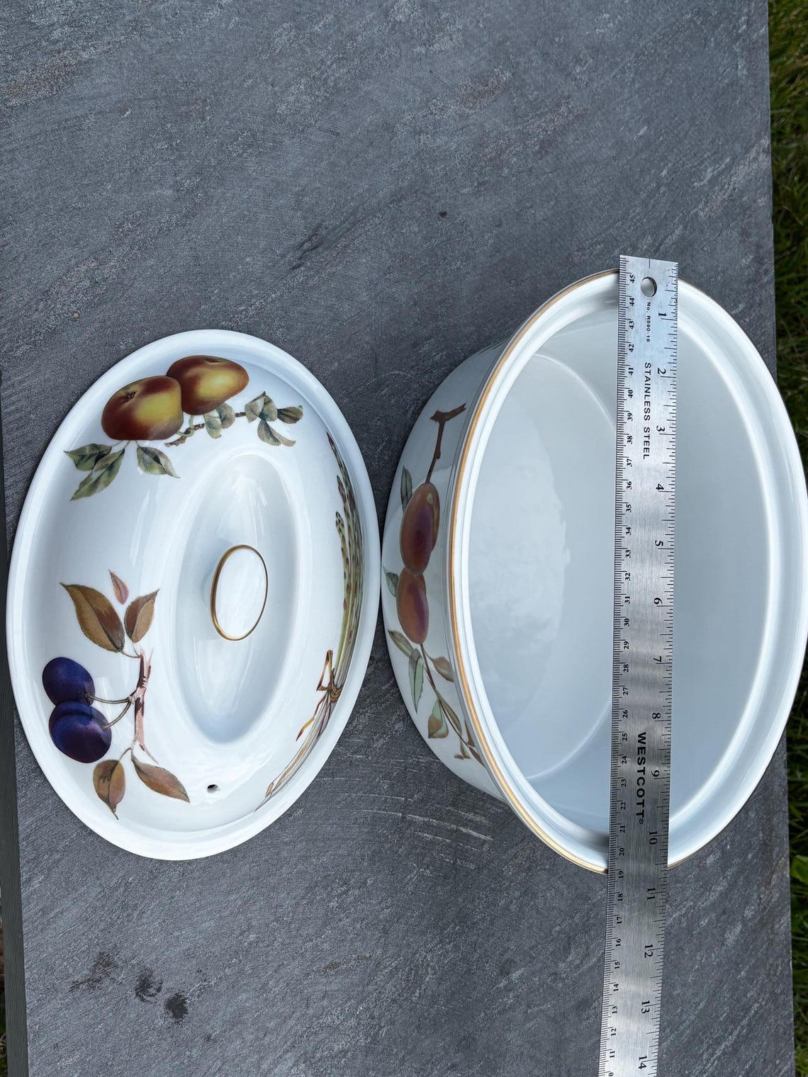 Royal Worcester, Evesham, Casserole Dish Gold Trim With Lid, Various ...