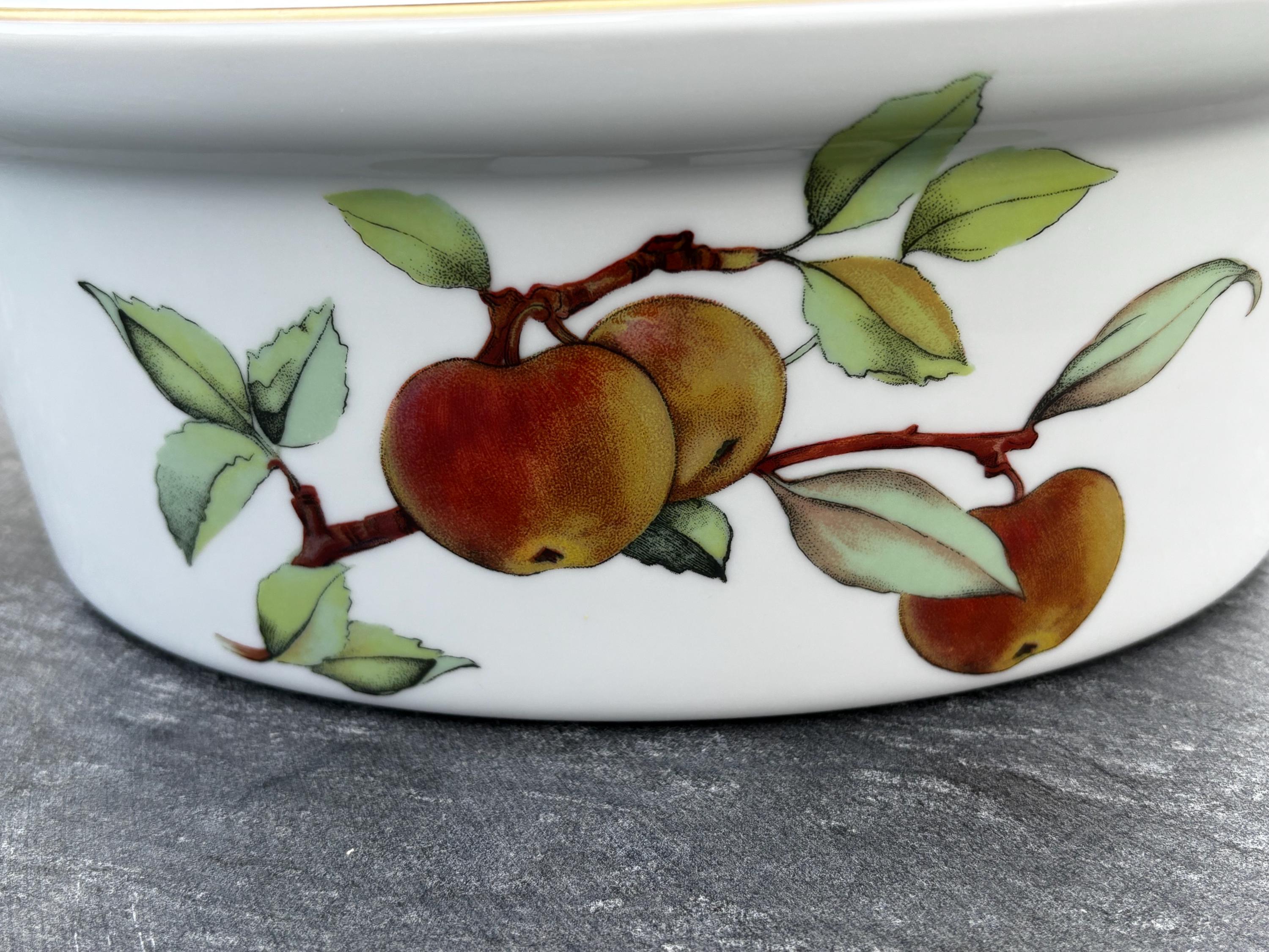 Royal Worcester, Evesham, Casserole Dish Gold Trim With Lid, Various ...