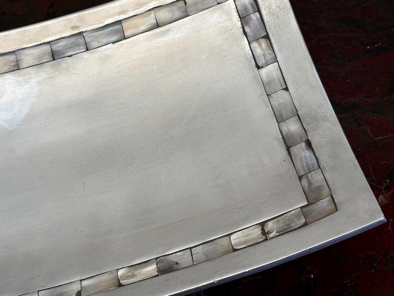 Towle Bowl Centerpiece Inlay Nacre Mother of Pearl - Etsy