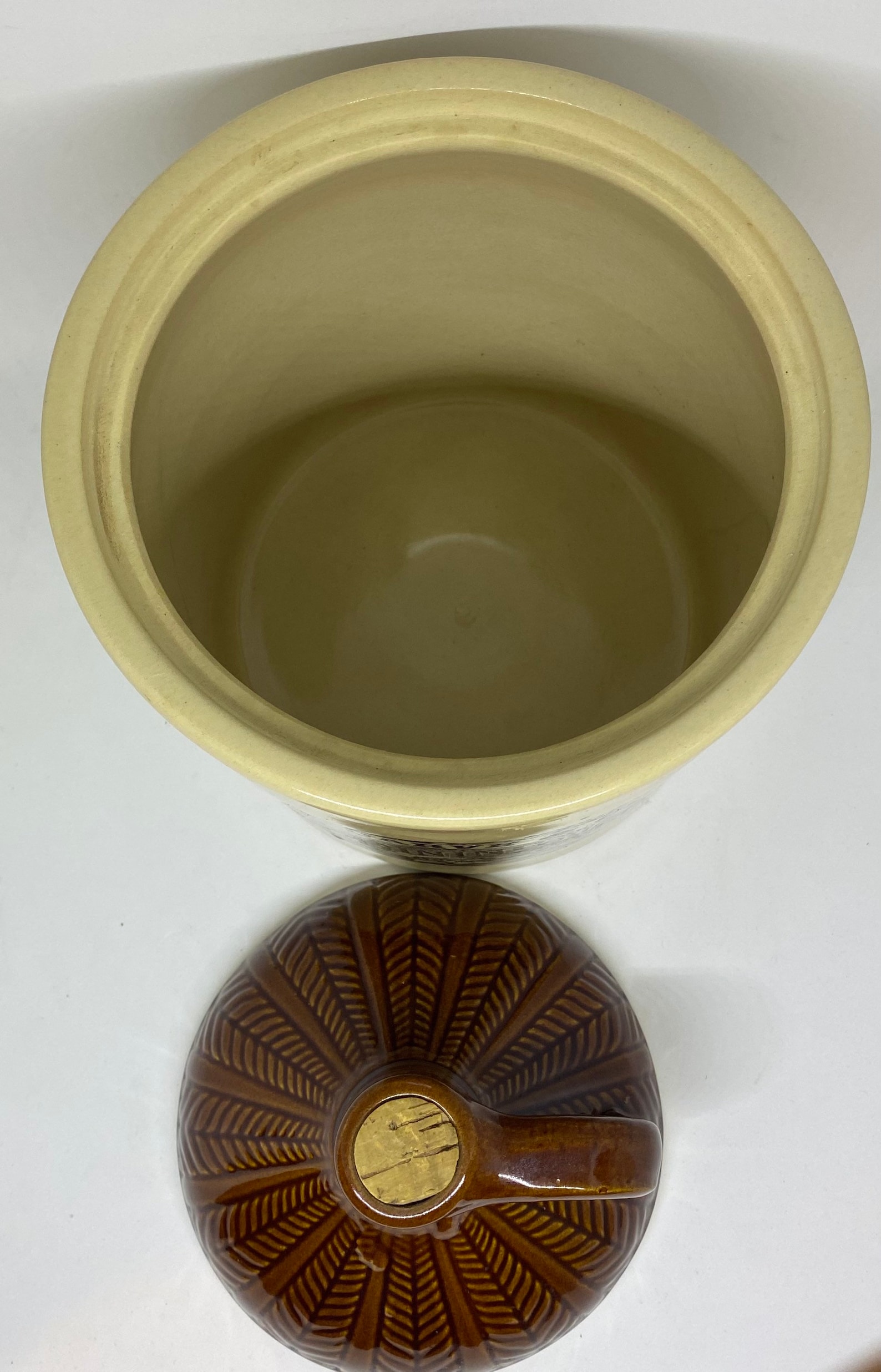 Holt Howard Stoneware Cookie Jar Carve & Cutlets Dining Saloon USA Oven ...