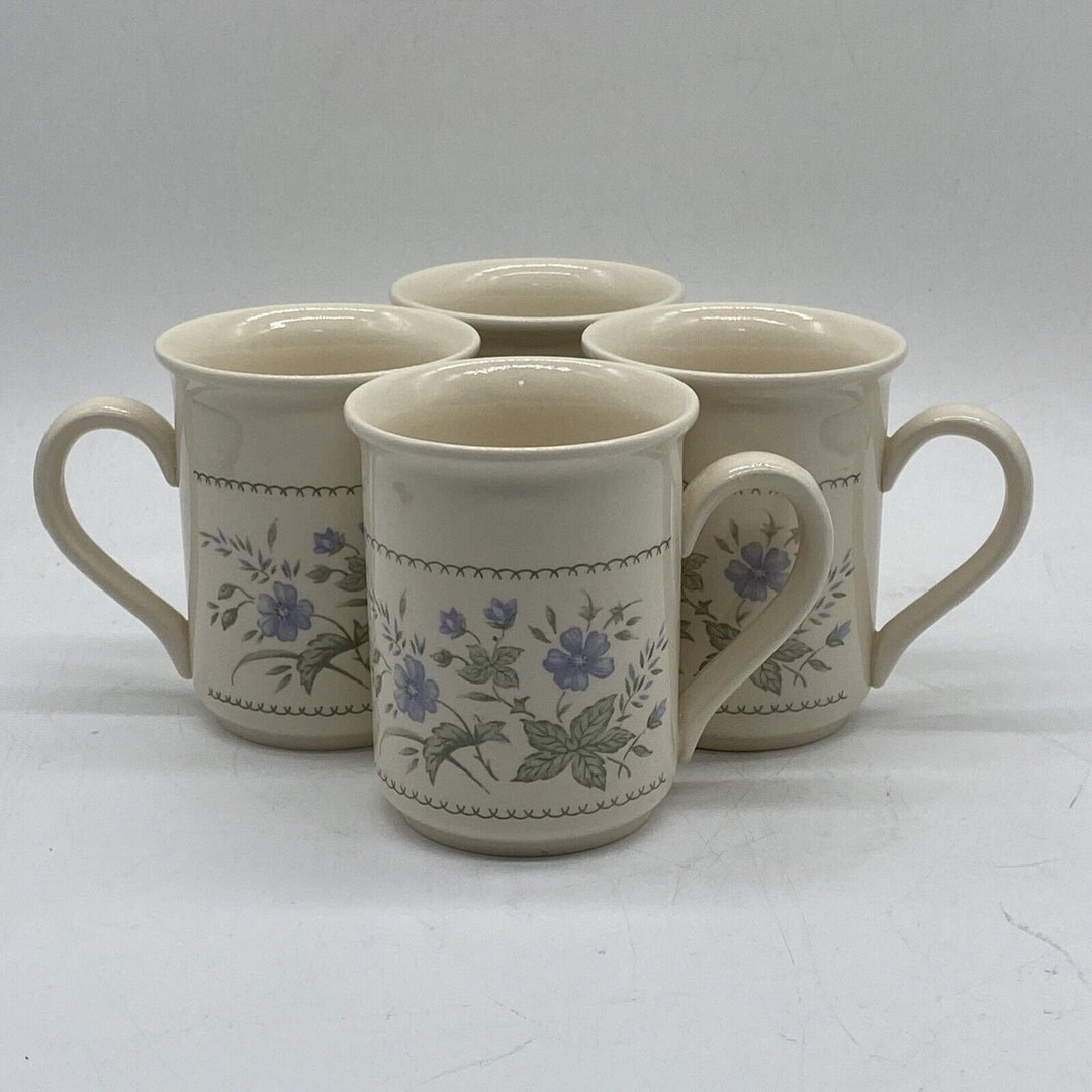 Set of Four Vintage Biltons Pottery Mugs Ceramic Coffee Tea Cups Made ...