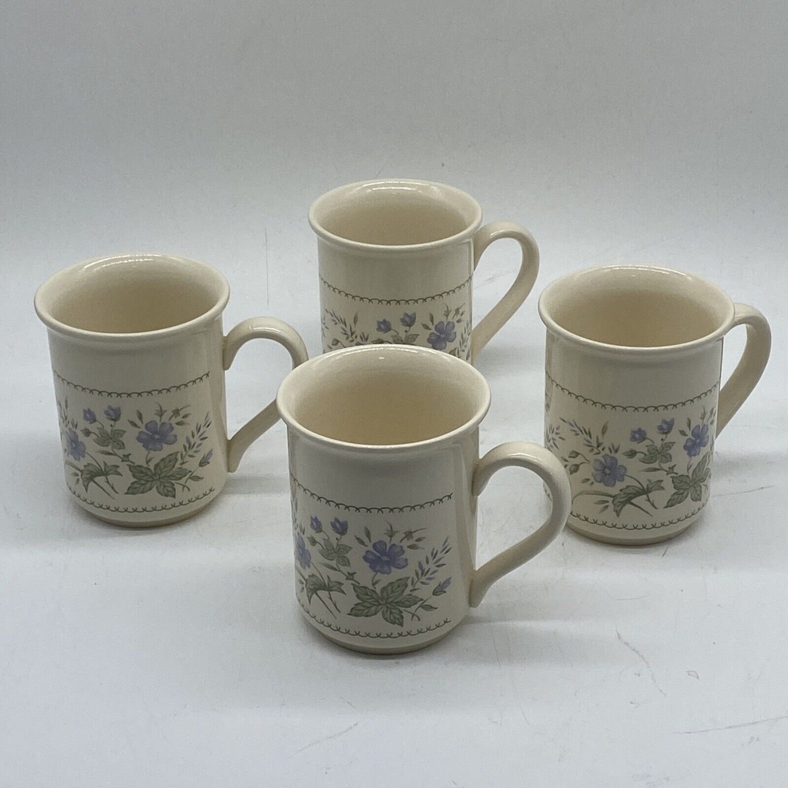 Set of Four Vintage Biltons Pottery Mugs Ceramic Coffee Tea Cups Made ...