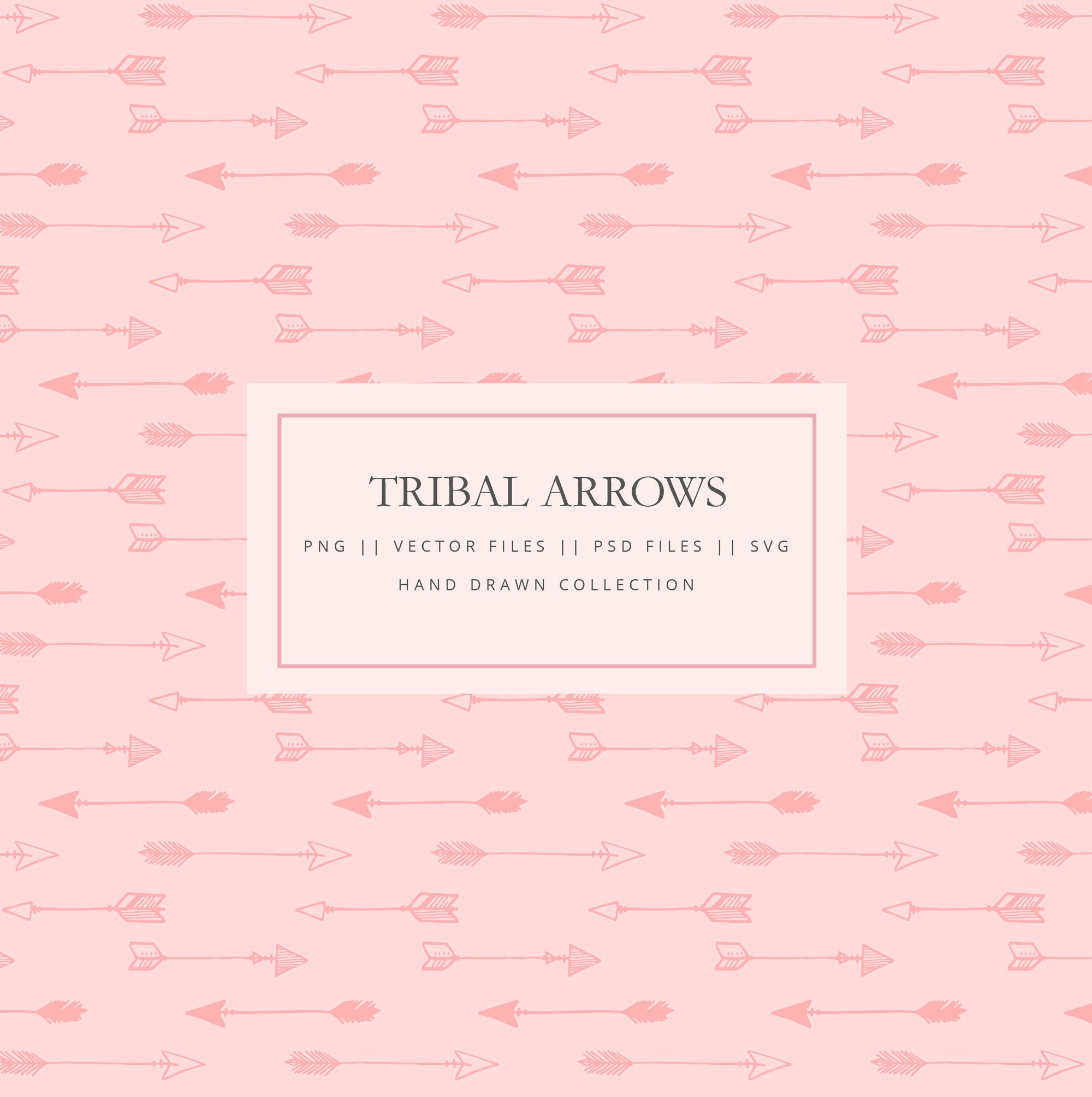 Clip Art With 33 Tribal Arrows, Arrow Doodlws, Arrow Vector, Arrrow ...