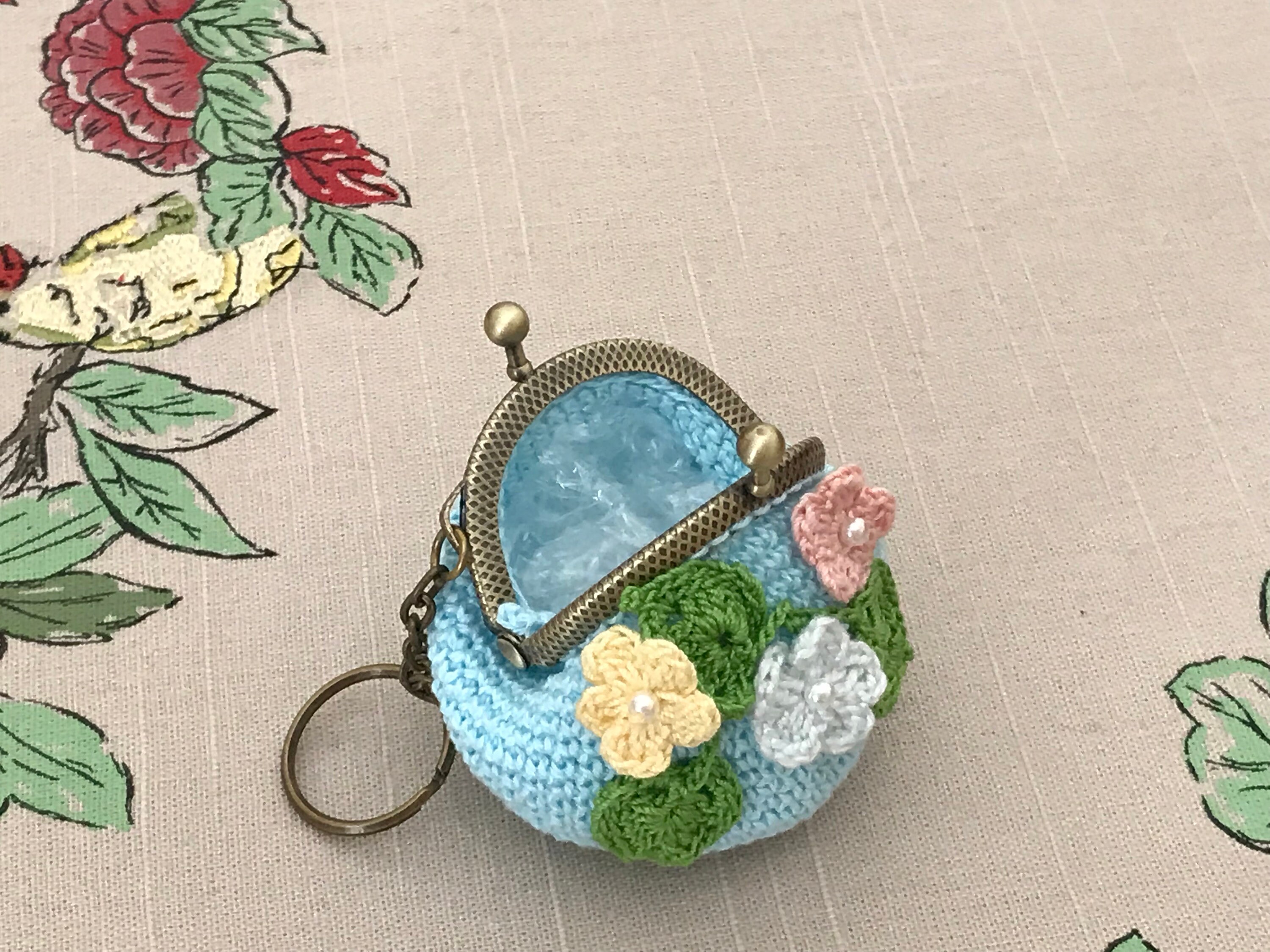 HANDMADE Crochet COIN PURSE Keychains - Etsy UK