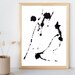 Printable Abstract Wall Art, Minimalist Ink Splash Art Print, Abstract ...