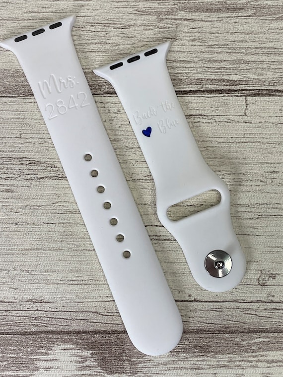 Engraved Watch Band Engraved Watch Band Compatible With Apple | Etsy