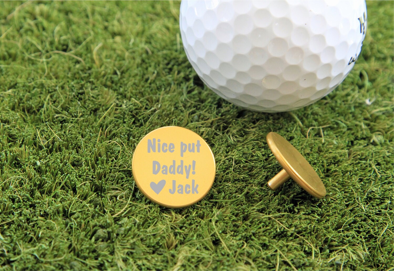 SET OF 4, Personalized Golf Ball Marker, Golf Ball Marker, Ball Marker ...