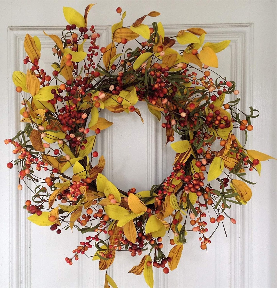 Autumn Wild Berry & Grass -22" - Etsy