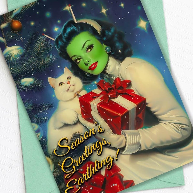 Christmas Pinup - Etsy