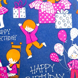 Vintage Wrapping Paper | Happy Birthday, Retro | 18 X 28 Sheets Cut ...
