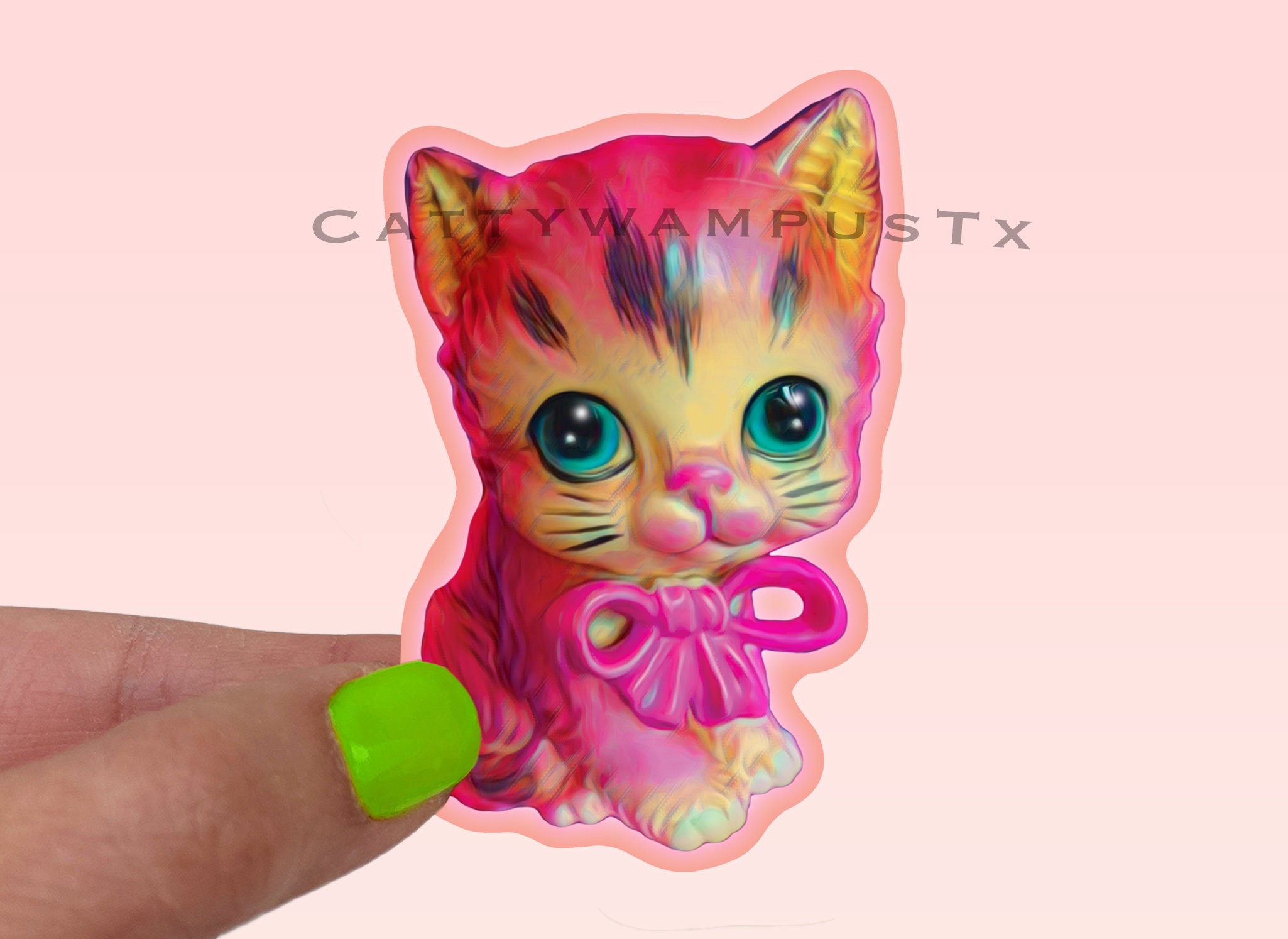 Kitschy Anthropomorphic Sticker Set Cute Retro Animals Stickers Vintage ...