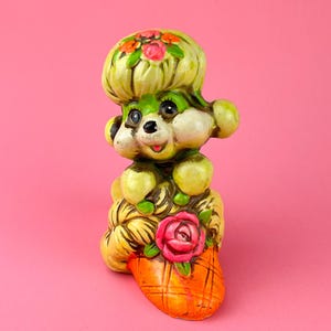 Vintage Anthropomorphic Poodle Coin Bank - Kitschy Chalkware ...