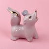 Kitschy Anthropomorphic 3 Headed Cat - Hand Painted Resin Figurine ...