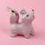 Kitschy Anthropomorphic 3 Headed Cat - Hand Painted Resin Figurine ...